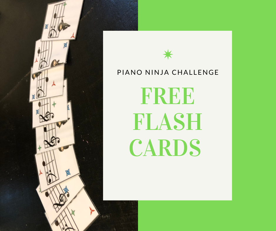 Ninja Note Flashcards – Piano Possibilities